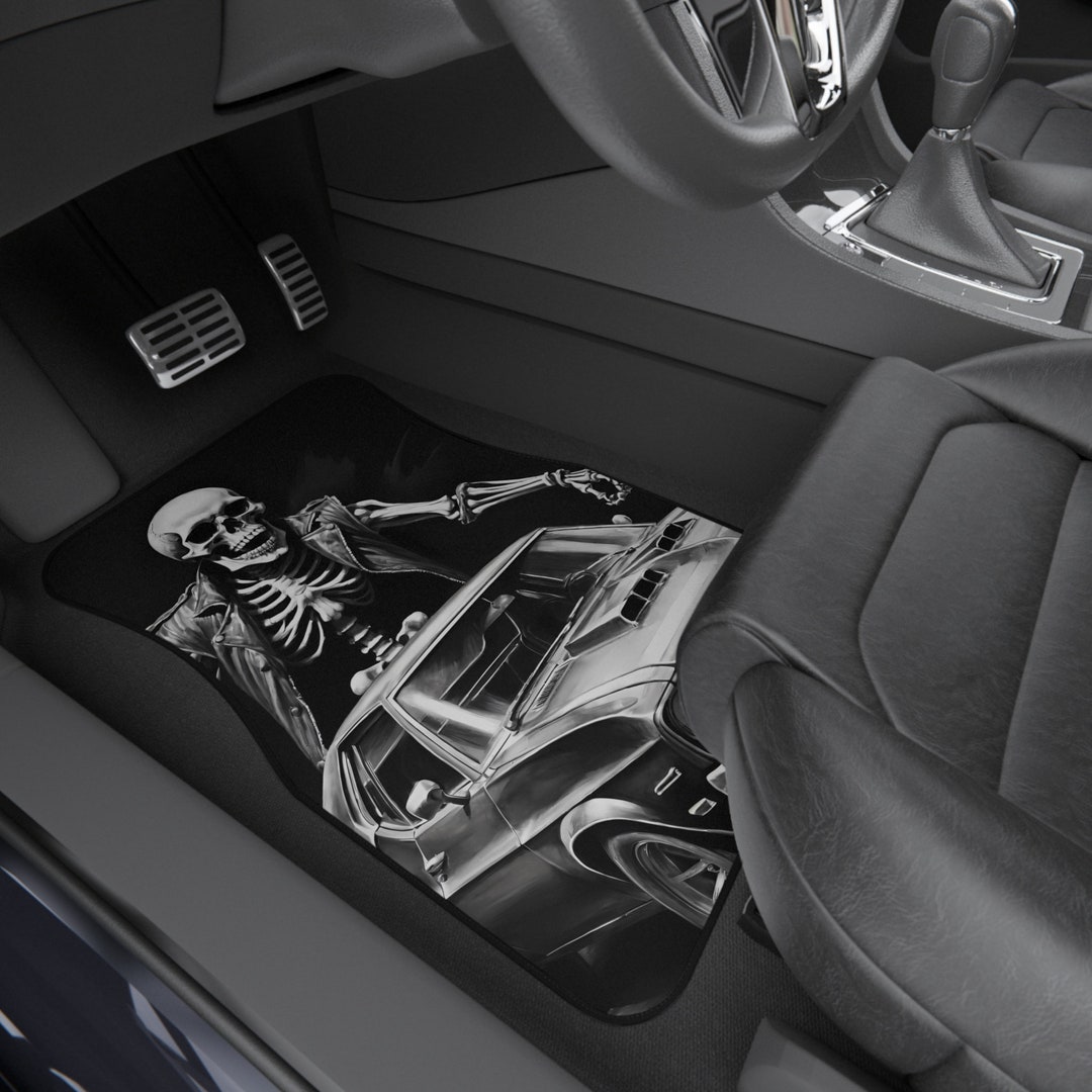 Skeleton Muscle Car Mat Mad Max Inspired Goth Dark Dieselpunk Mad Max ...