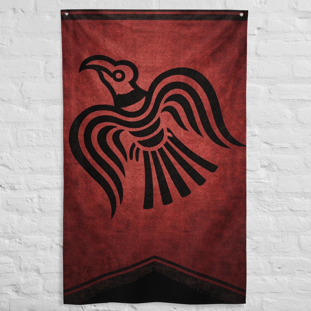 Bandeira Viking - Símbolo Nórdico para Parede - Decoração de Mitologia ...