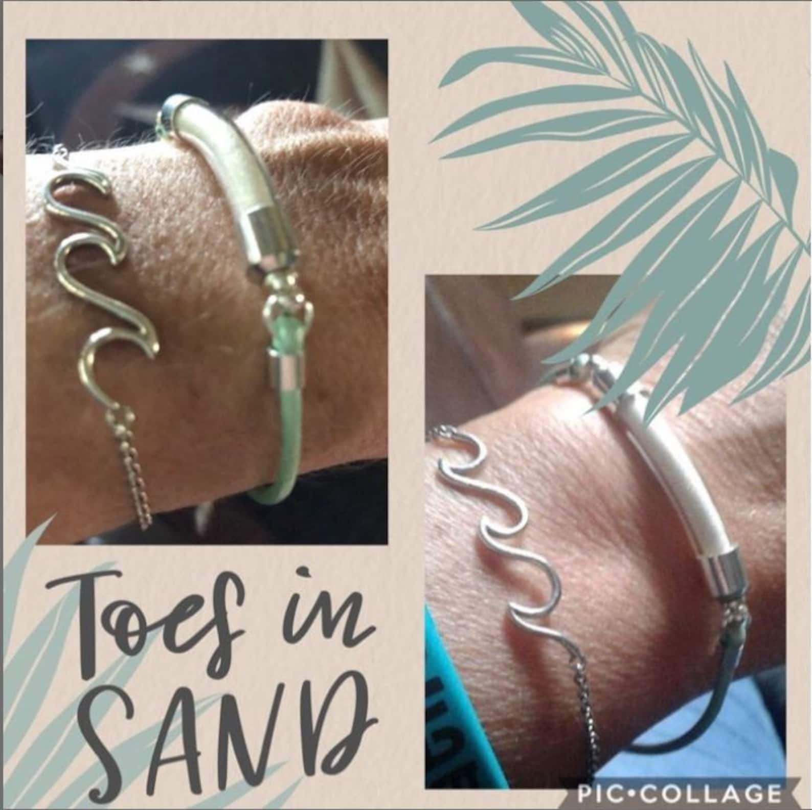 YOUR SAND Custom Beach Sand Bracelet this is a Not a DIY | Etsy