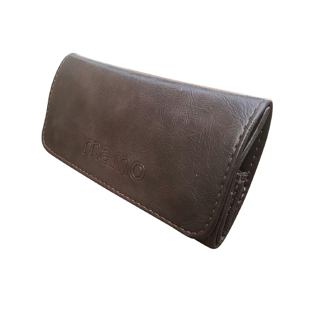 Rolling Tobacco Pouch Wallet Purse Case for Rolling Cigarette Brown ...