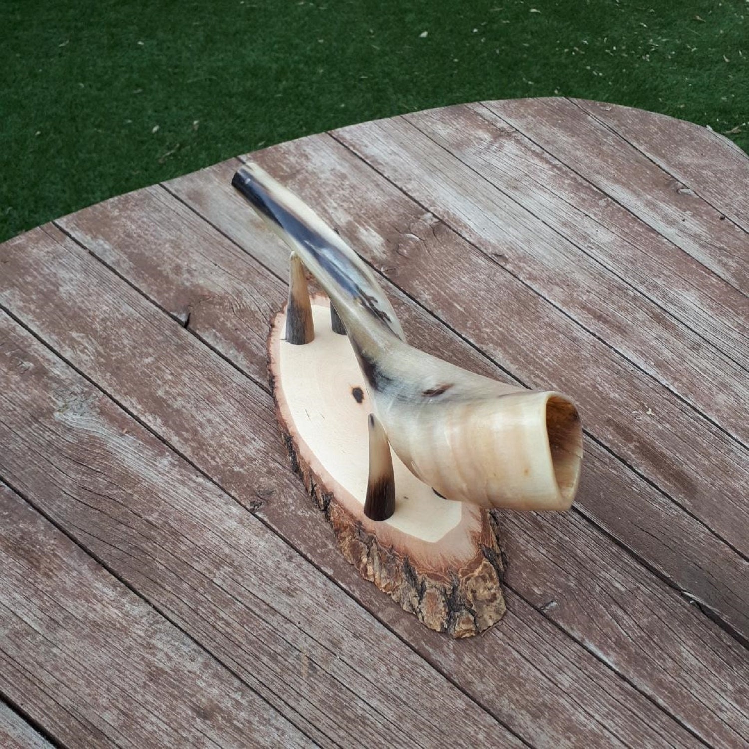 Shofar Stand Holder Ram Horn Shofar Trumpet from Israel Full | Etsy