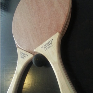 Beach Game Matkot Original TING-DONG 2 Racquet Matkot Paddles + Ball - Etsy