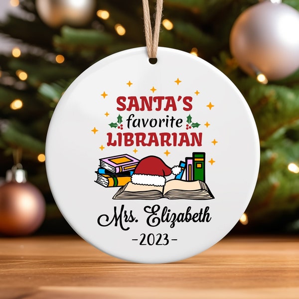 Library Ornament - Etsy