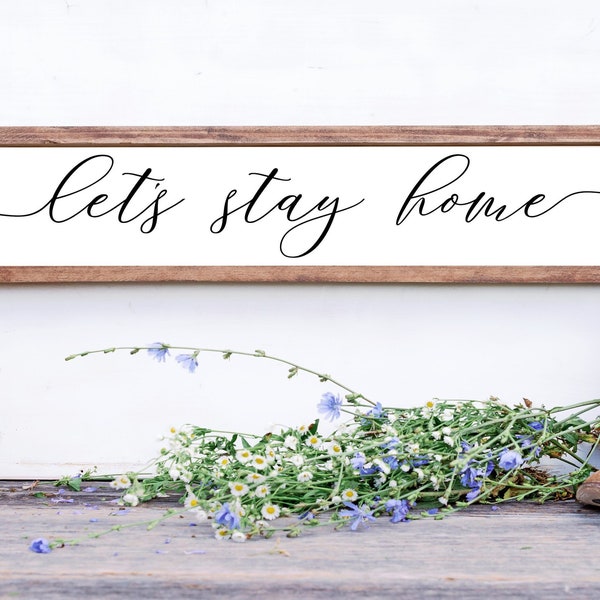 Lets Stay Home - Etsy
