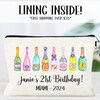 Oh Sip Girls Trip, Girls Trip Bag, Personalized Best Friend Trip Makeup ...