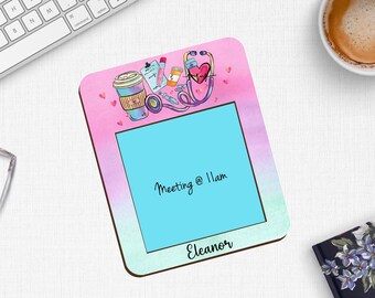 Nurse Custom Gift Doctor Gift Doctors Assistant Gift Sticky Note Holder ...