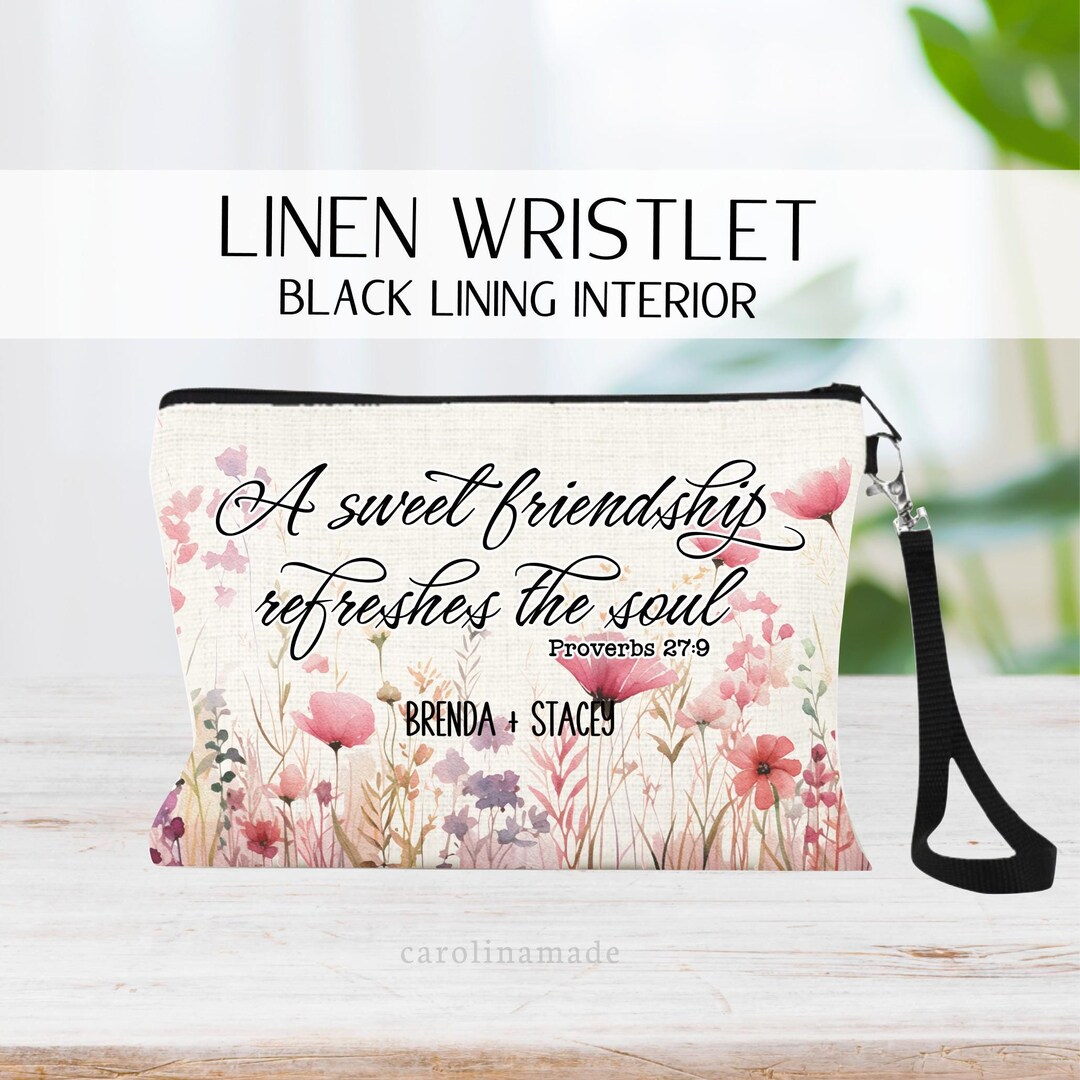 Proverbs 27:9 A Sweet Friendship Refreshes the Soul, Best Friend Bag ...