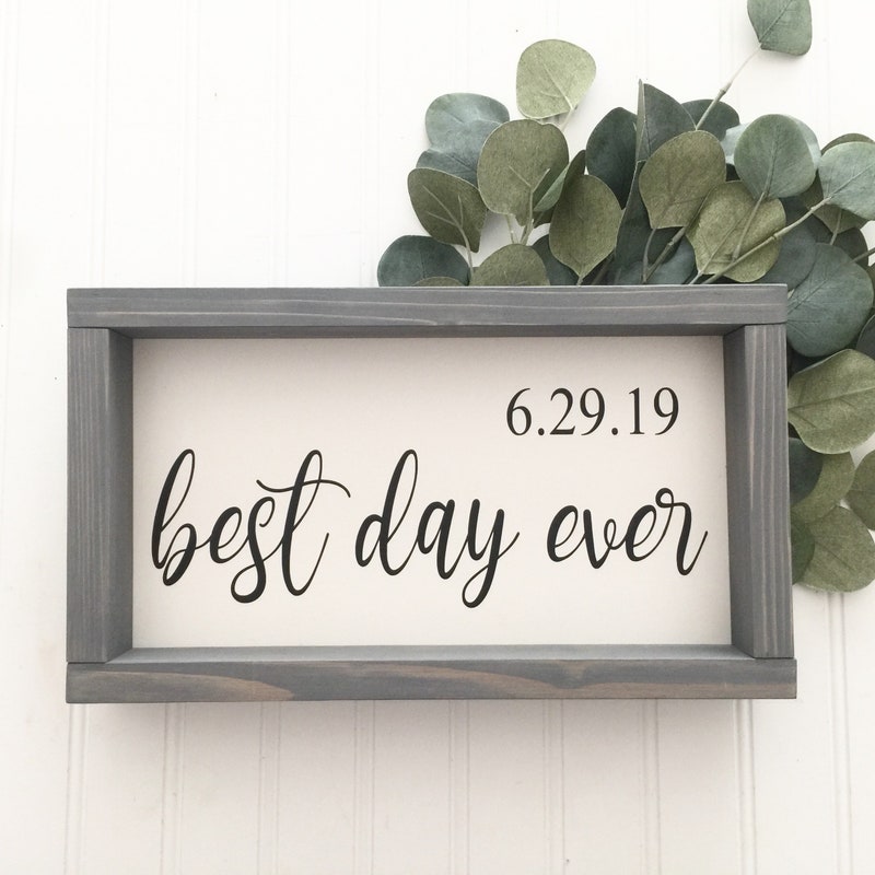 Wedding Date Sign - Etsy
