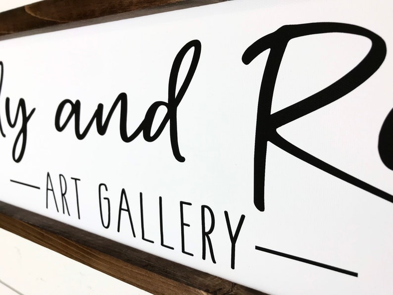 Kids Art Gallery Sign Childrens Art Display Sign Playroom - Etsy