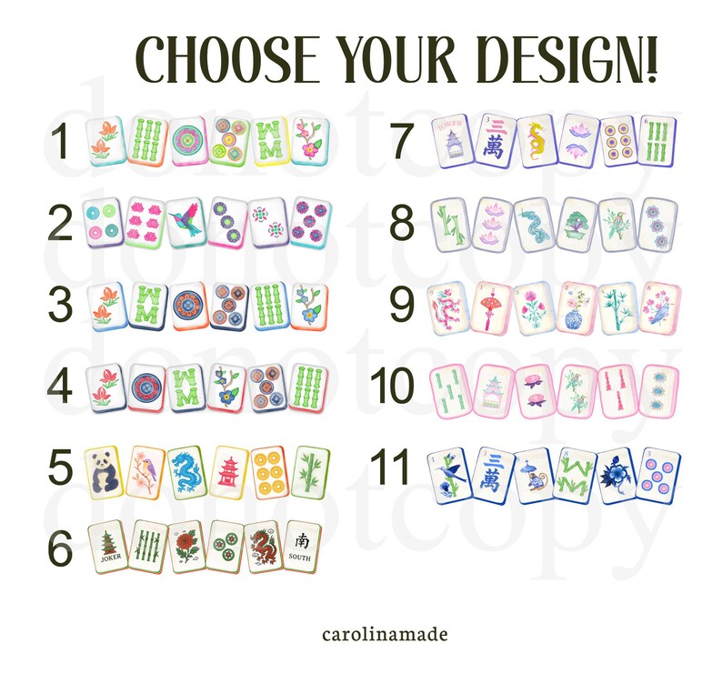 Mahjong Line Reader, Personalized Mahjong Line Finder Accessory, Custom ...