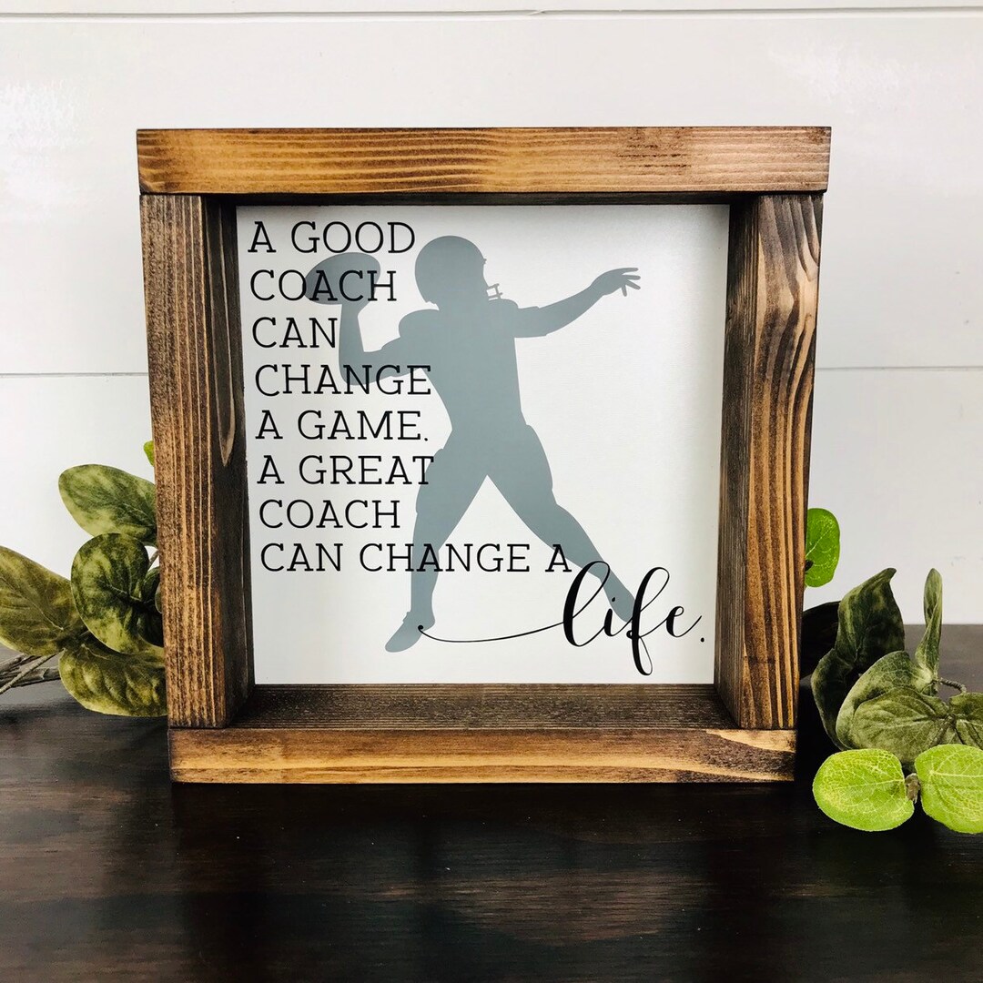 Coach Sign Coaches Gift End of Season Gift End of the Year Teacher Gift ...