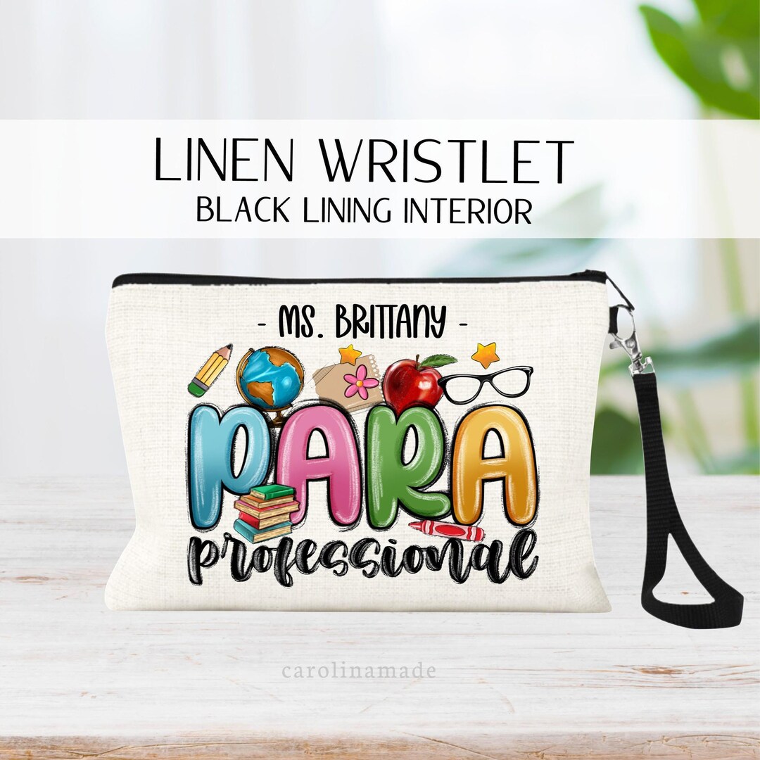 Para Professional Gift, Personalized Paraprofessional Makeup Bag ...