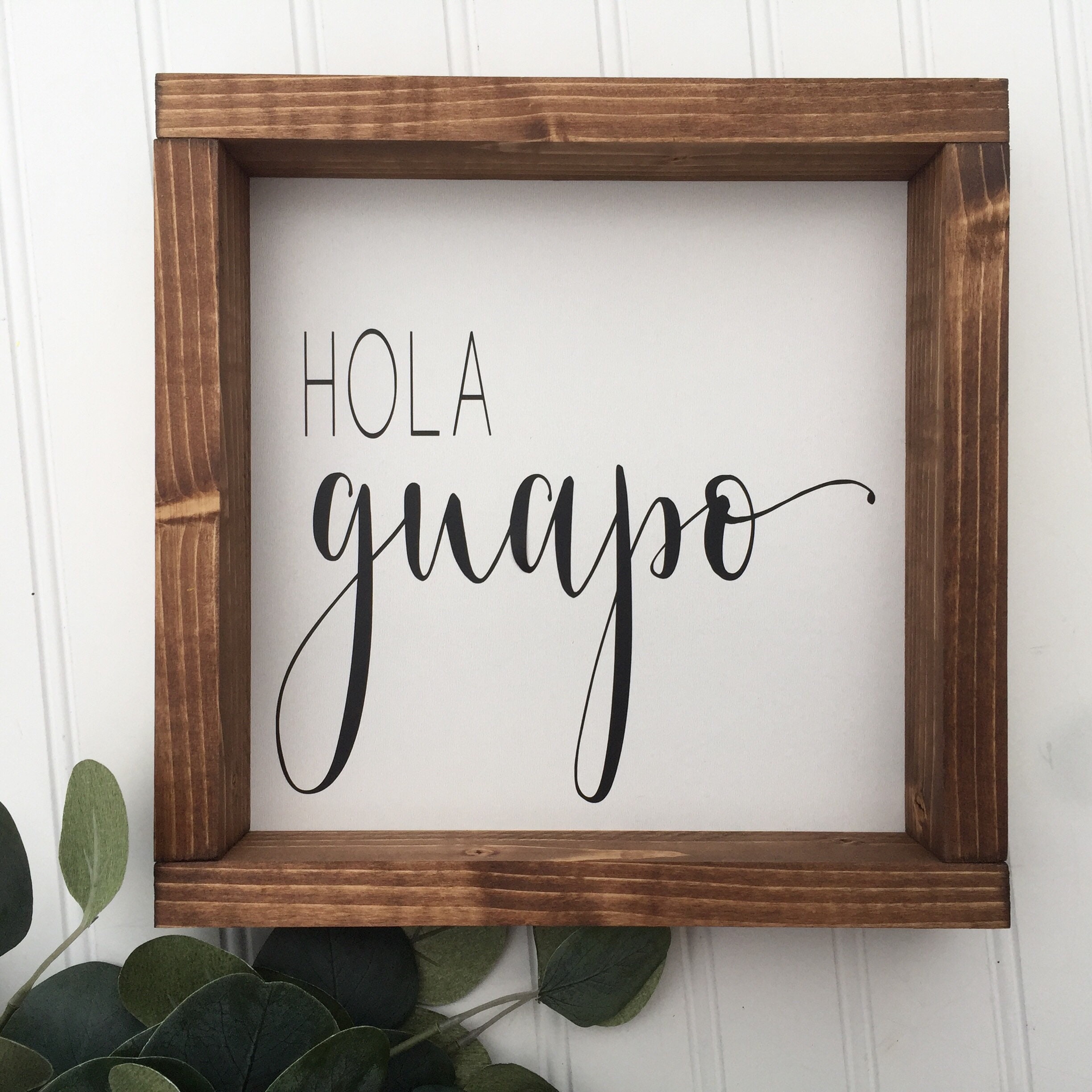 Hola Guapo Beunos Diaz Hermosa Sign Spanish Sign Set Master - Etsy