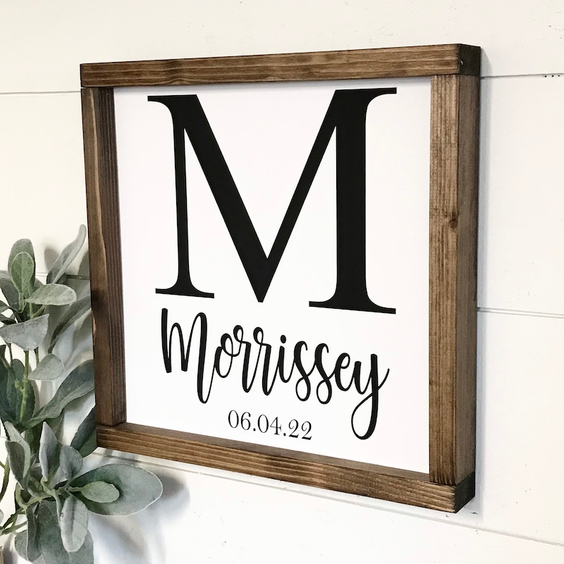 Last Name Monogram - Etsy