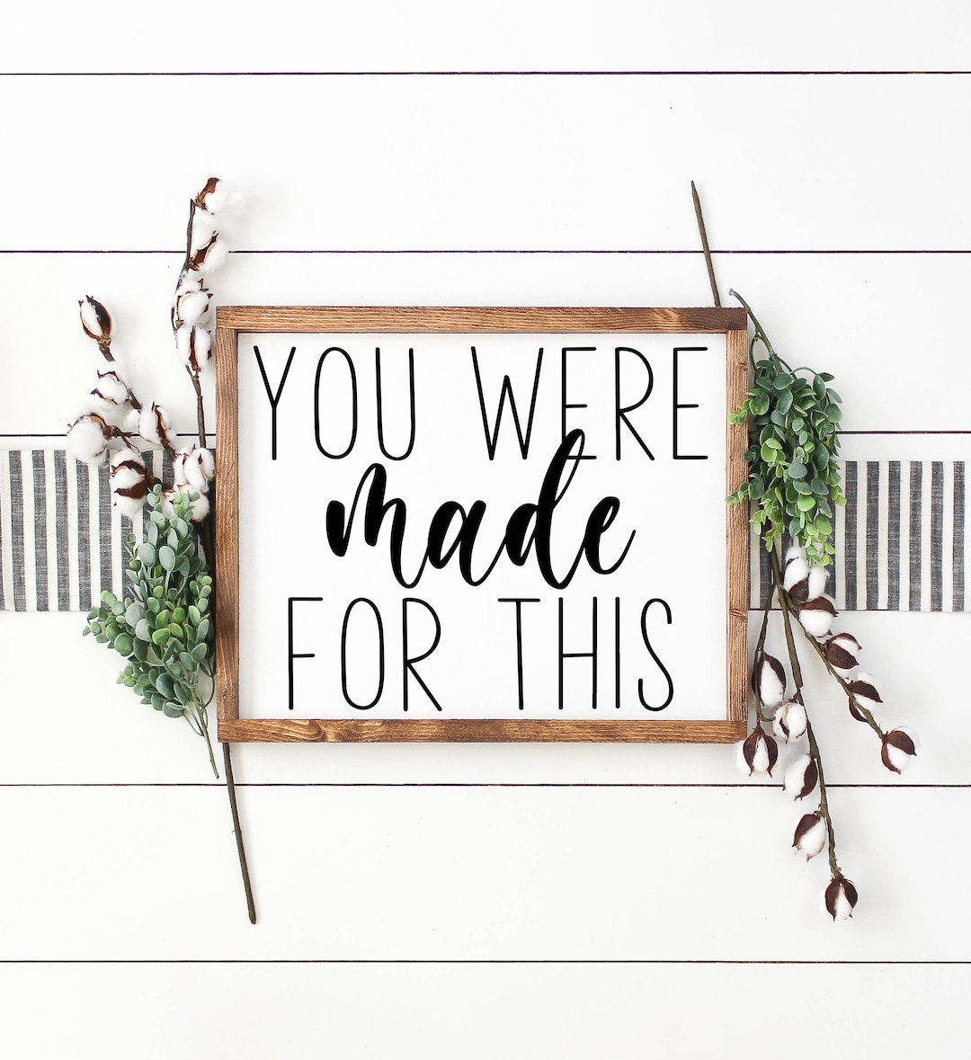 You Were Made for This Sign Inspirational Quote Decor Wood - Etsy