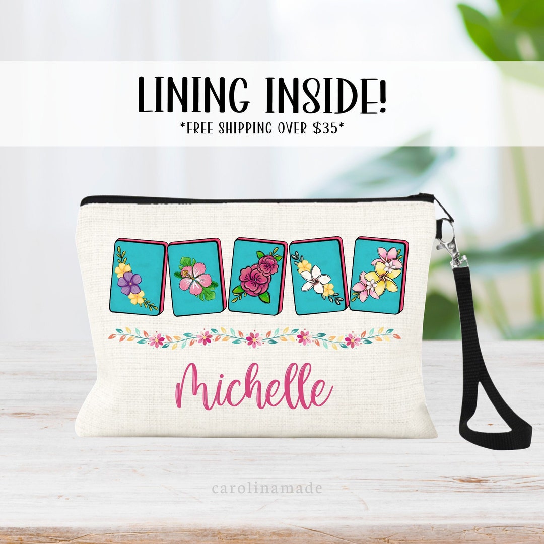 Mahjong Game Bag, Personalized Mah Jongg Bag, Custom Gift for Mahjong ...