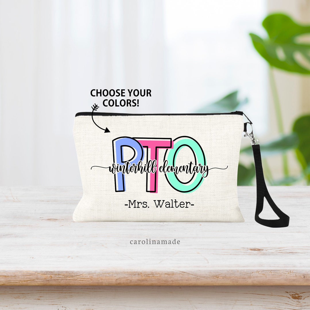 School PTO Personalized Bag, PTO PTA Member Gift, Custom School Name ...