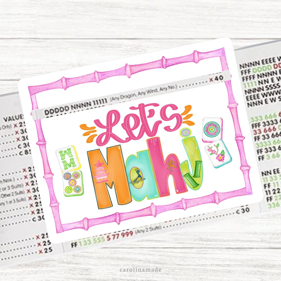 Let's Mahj Line Reader, Personalized Mahjong Line Finder Accessory ...
