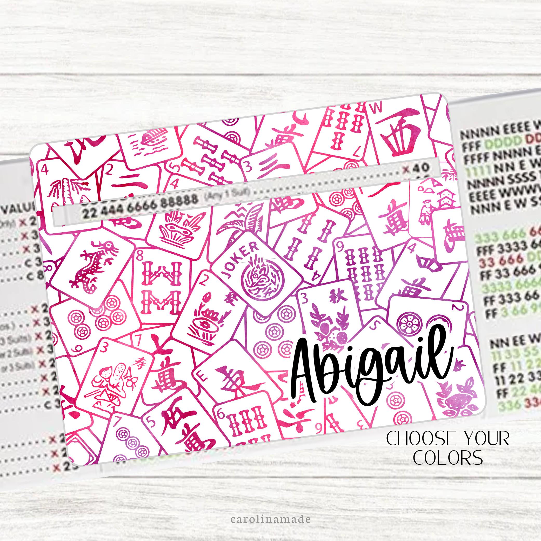 Mahjong Line Reader, Personalized Mahjong Line Finder Accessory, Custom ...