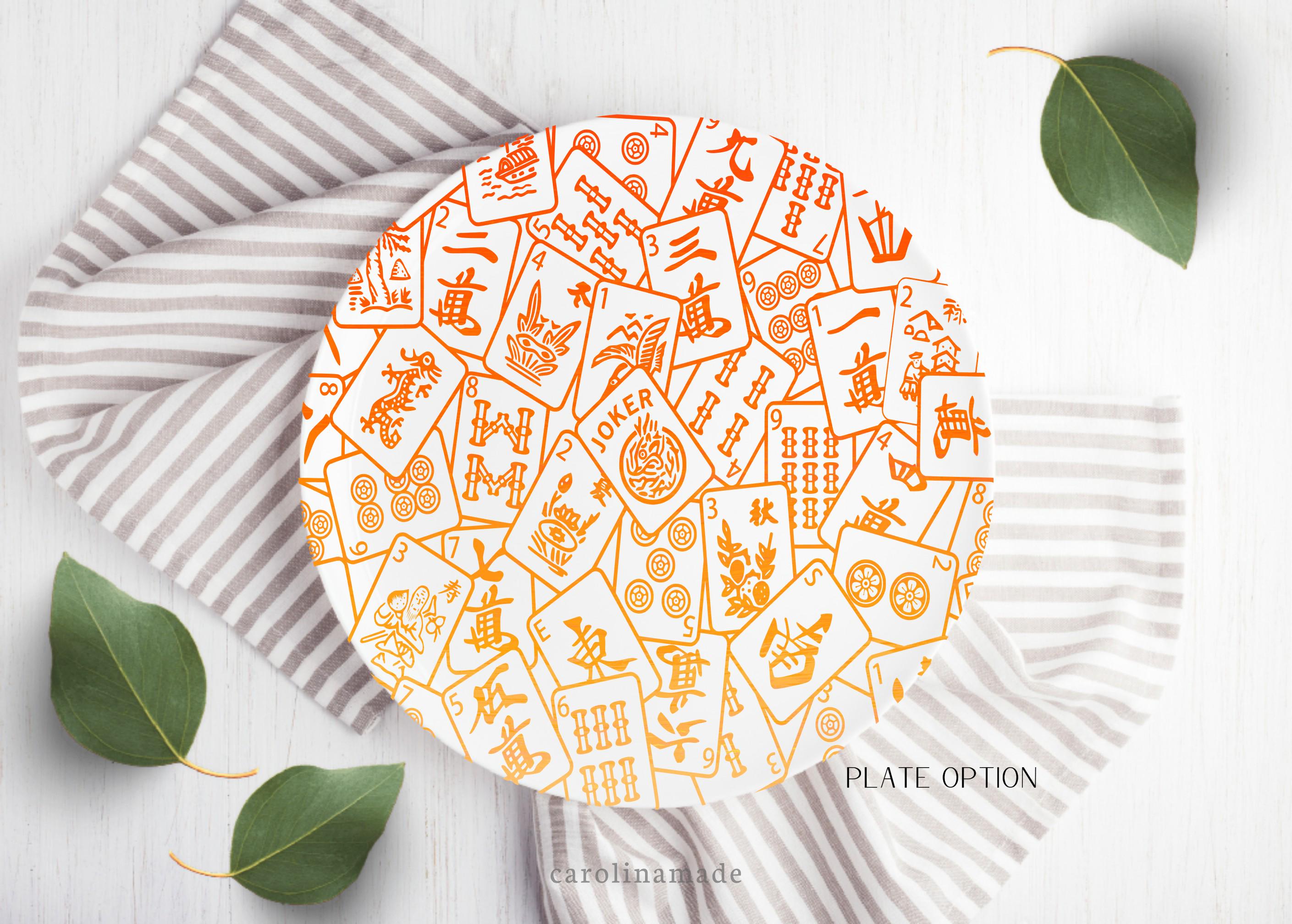 Mahjong Party Platter, Personalized Mahjong Plate, Mother's Day Gift ...