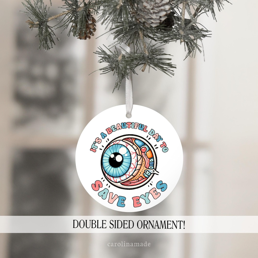 Personalized Ophthalmologist Ornament, Ophthalmology Christmas Ornament ...