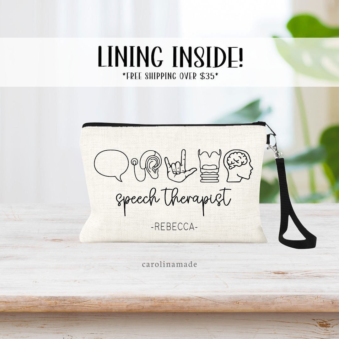 Speech Therapist Bag, Speech Therapy Gift, Personalized Speech Teacher ...