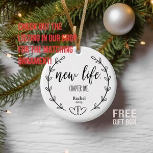 New Life Chapter One Sign, New Beginnings Inspirational Quote Decor ...