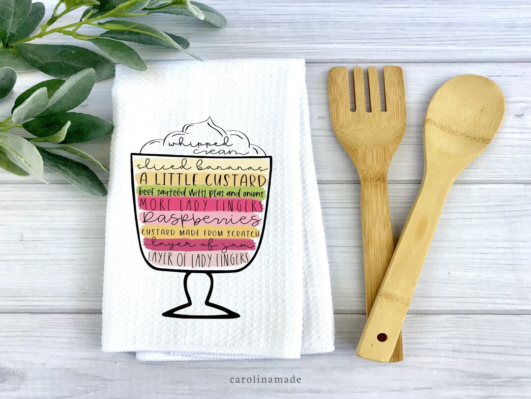 Friends English Trifle Kitchen Towel, Friends Thanksgiving Hand Towel ...