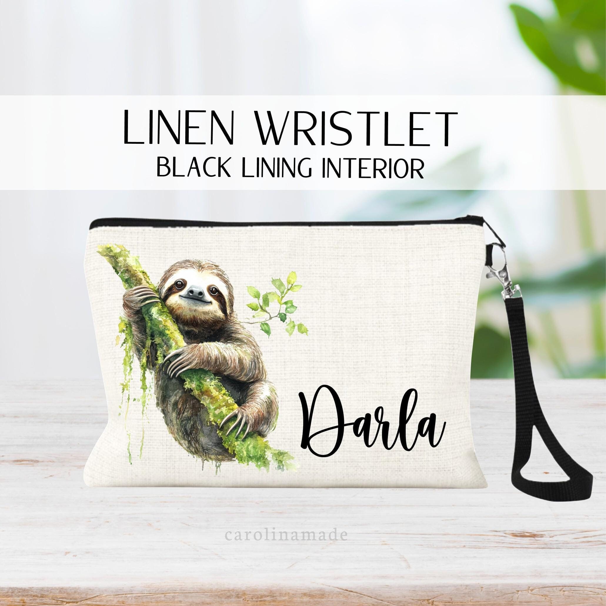 Sloth Makeup Sloth Zipped Pouch Etsy UK
