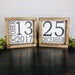 Custom Calendar Date Sign Wedding Birthdate Personalized - Etsy