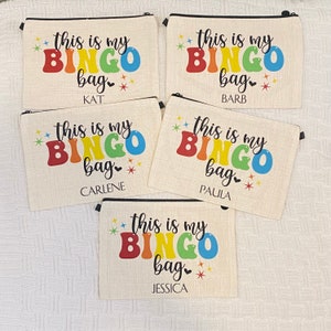 Personalized Bingo Bag, This is My Bingo Bag, Personalized Gift for ...