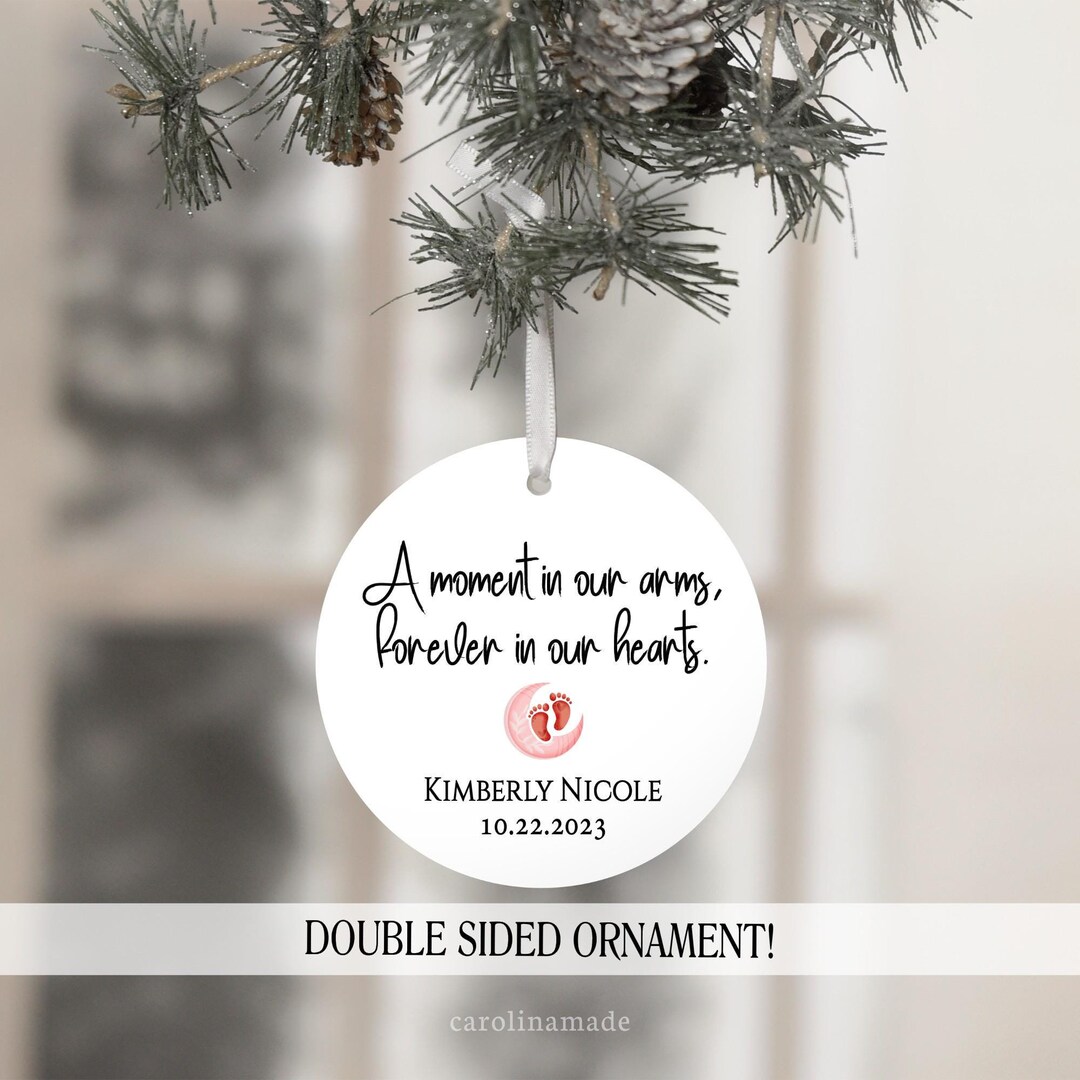A Moment in Our Arms Forever in Our Hearts Ornament, Baby Loss ...