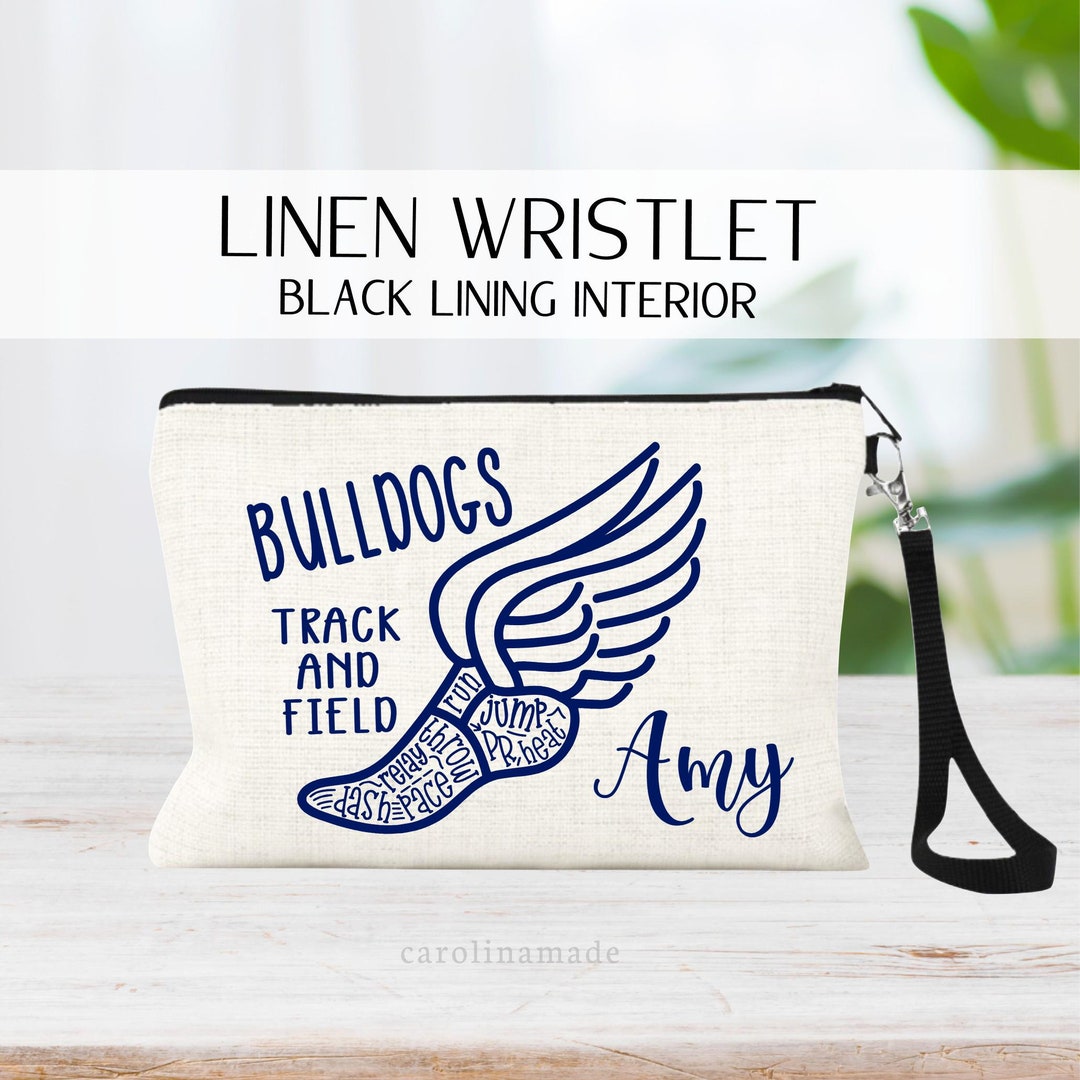 Personalized Track and Field Bag, Track Makeup Bag, Track Team Gift ...