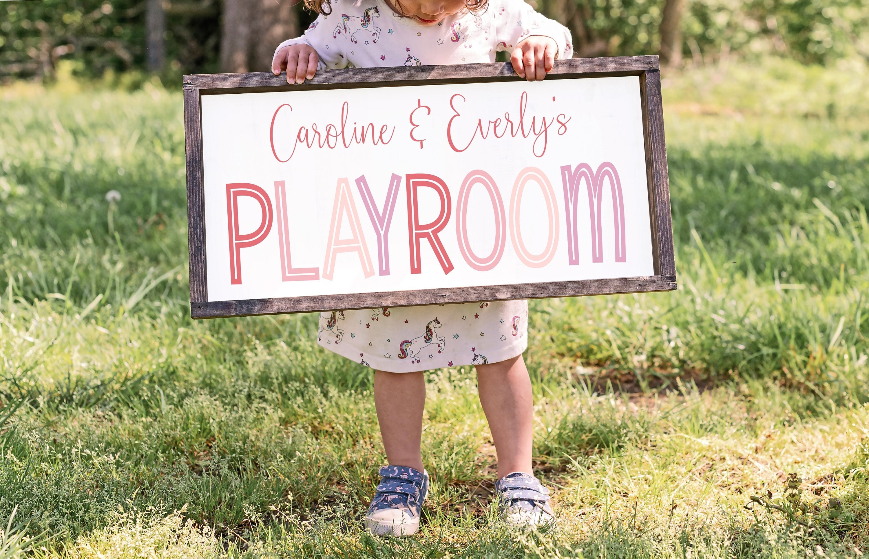 Personalized Playroom Sign Custom Child's Name Sign - Etsy UK