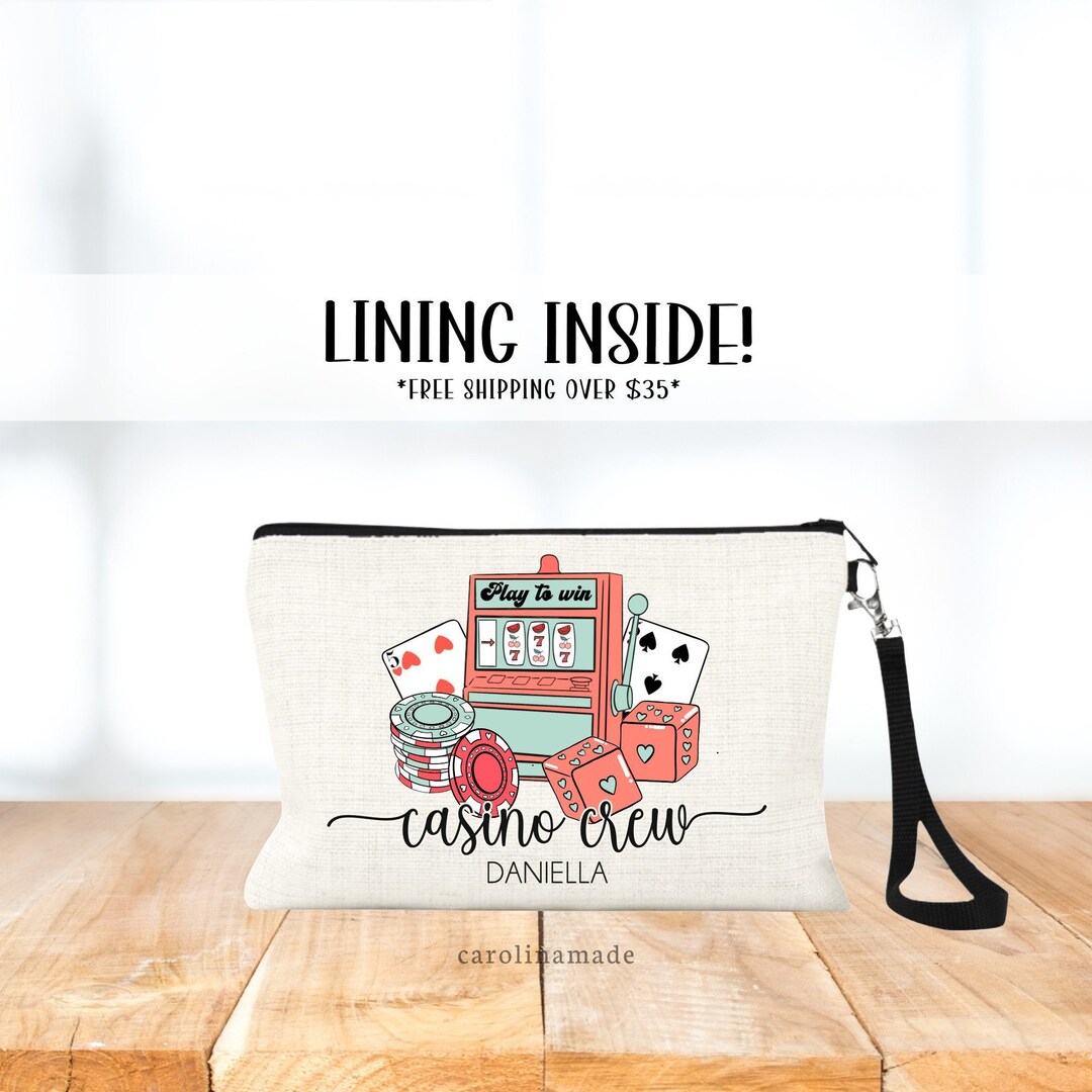 Personalized Casino Bag, Casino Crew Girls Trip, Casino Cash, Retro ...