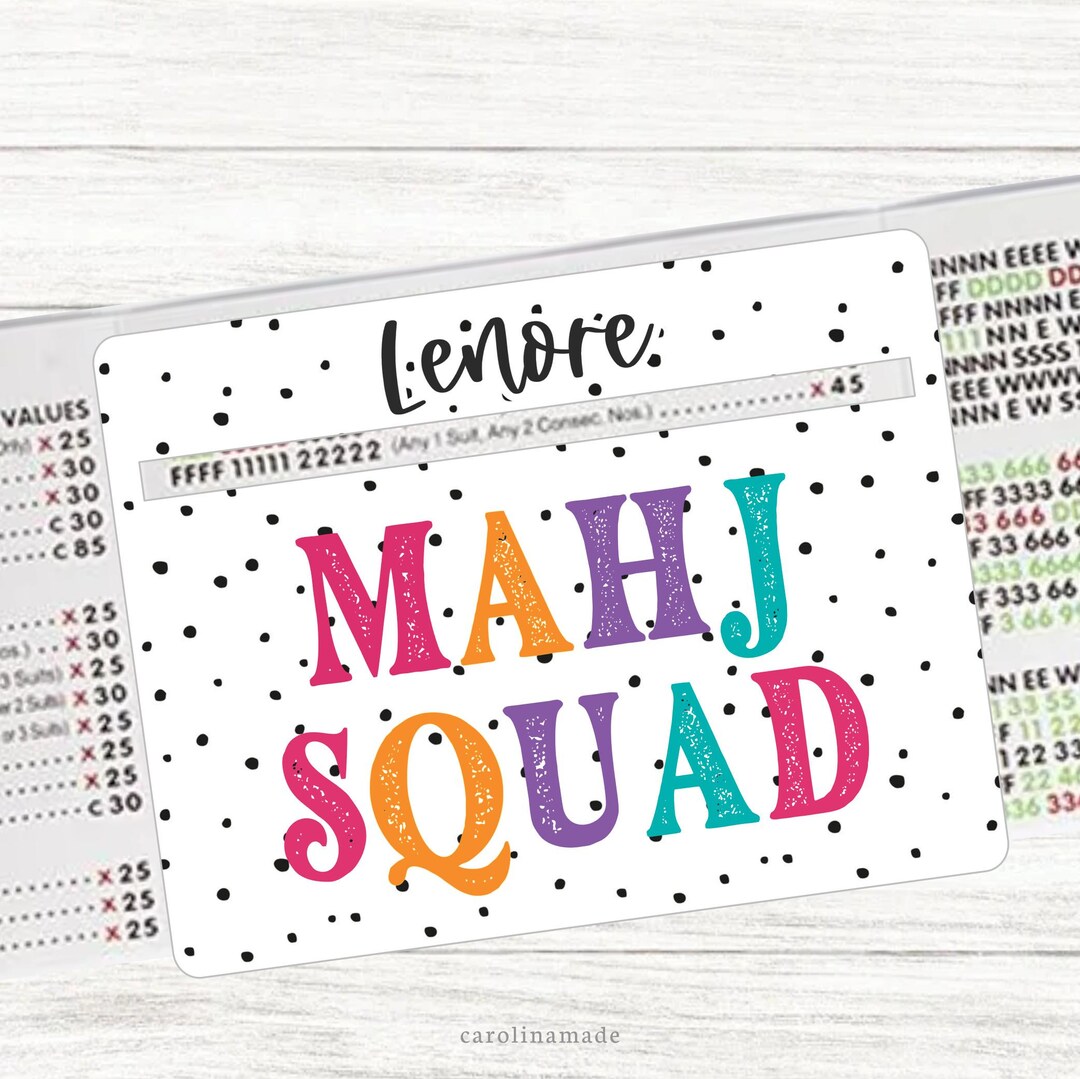 Mahj Squad Mahjong Line Reader, Personalized Mahjong Line Finder ...