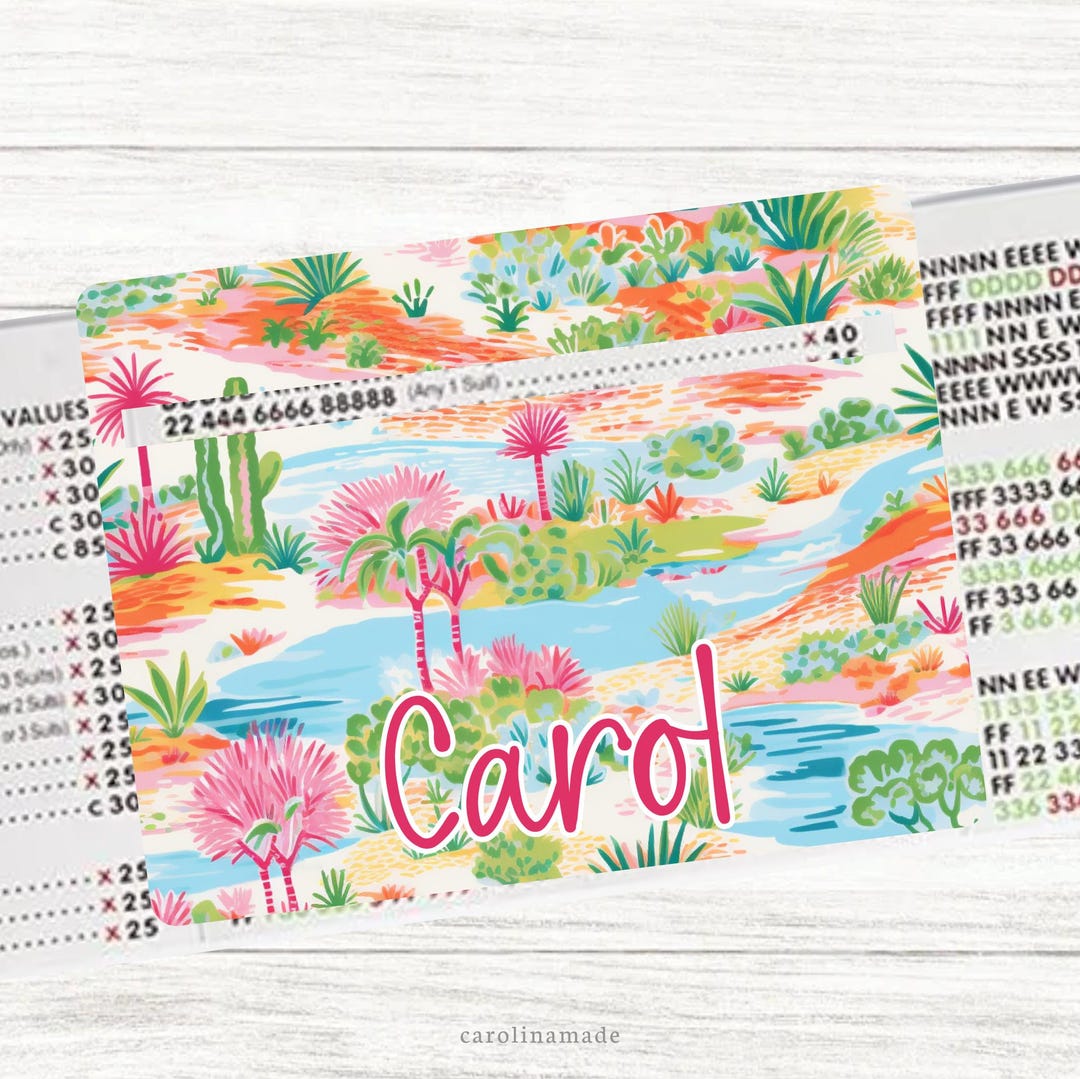 Preppy Desert Mahjong Line Reader, Personalized Mahjong Line Finder ...
