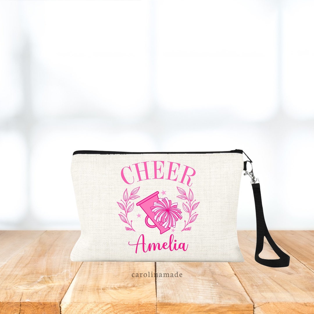 Cheer Makeup Bag, Cheerleader Gift, Personalized Cheer Bag, Gift for ...