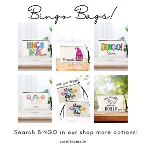 Personalized Bingo Bag, This is My Bingo Bag, Personalized Gift for ...