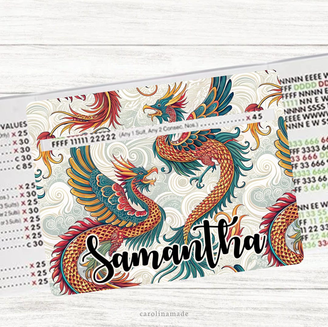 Chinese Dragon Mahjong Line Reader, Personalized Mahjong Line Finder ...