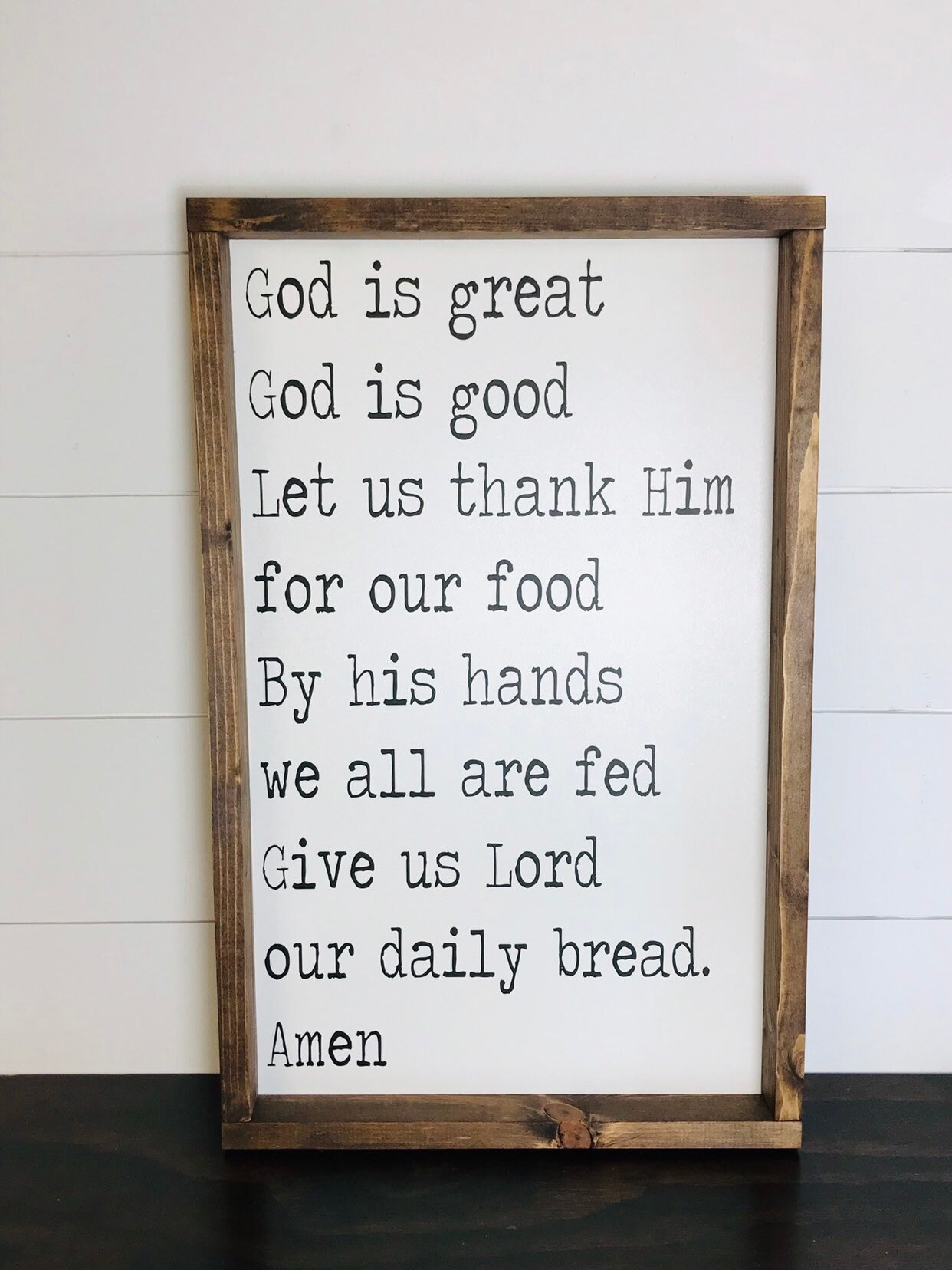 God is Great God is Good Sign Kitchen Meal Prayer Christian - Etsy