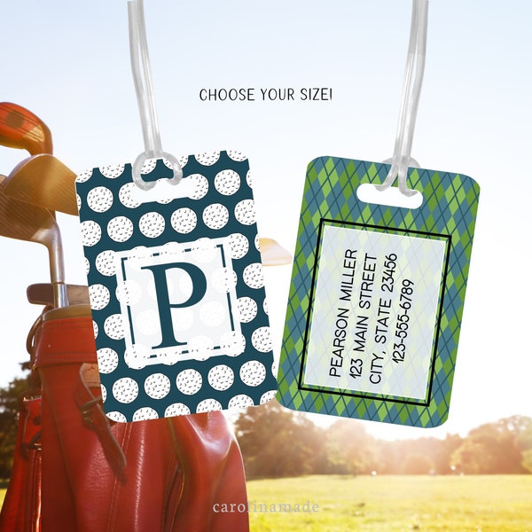 Golf Bag Tag - Etsy