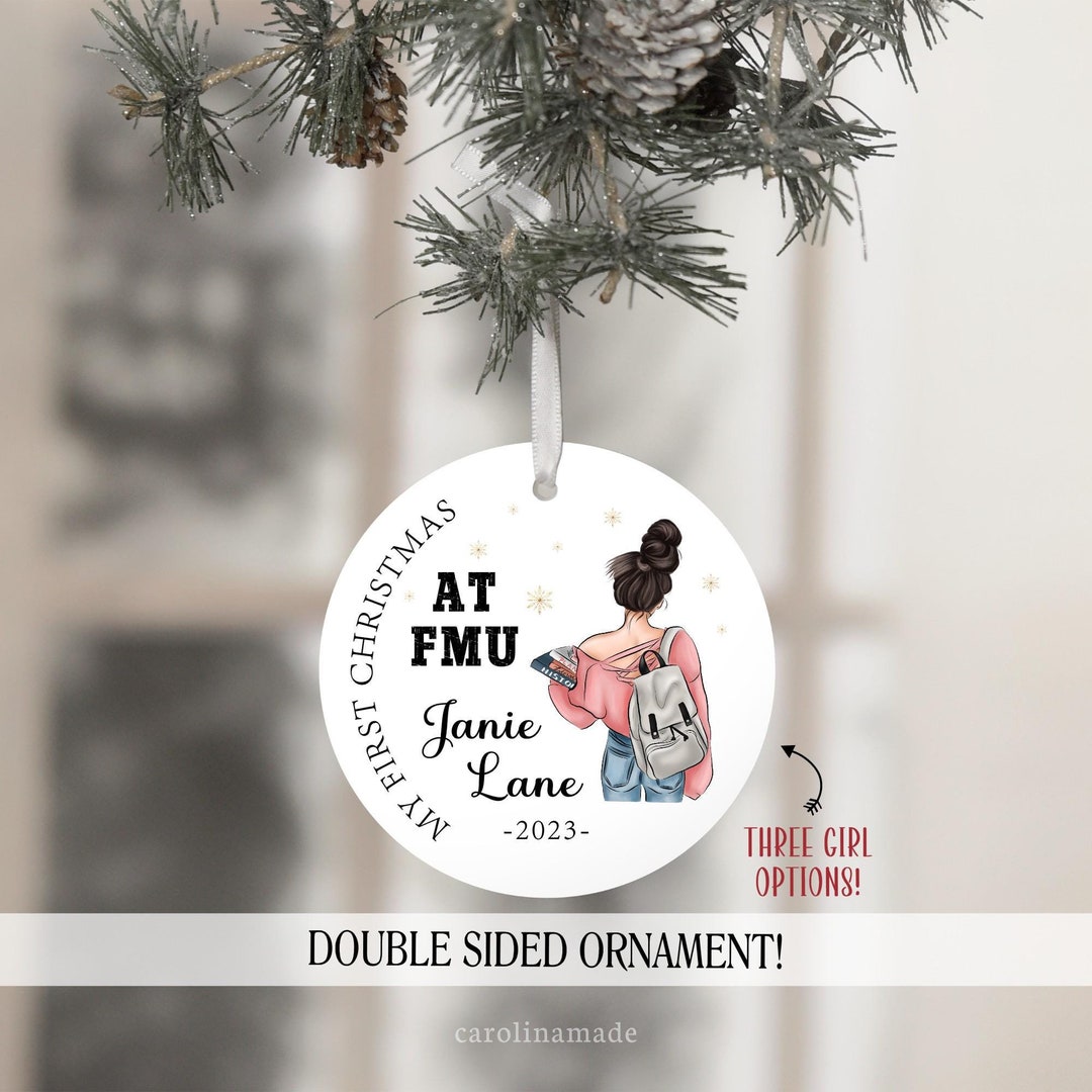 My First Year as a College Student Ornament, Christmas Student Ornament ...