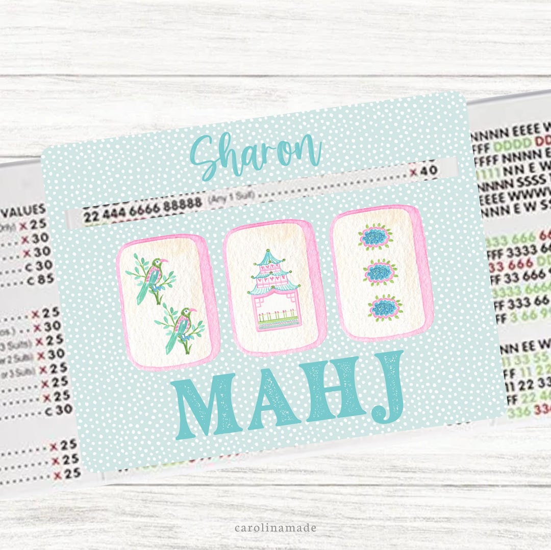 Mahjong Line Reader, Personalized Mahjong Line Finder Accessory, Custom ...