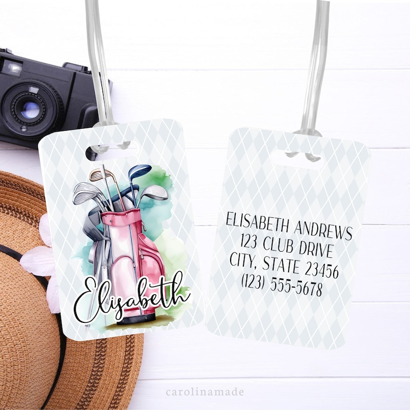 Country Name Tag - Etsy