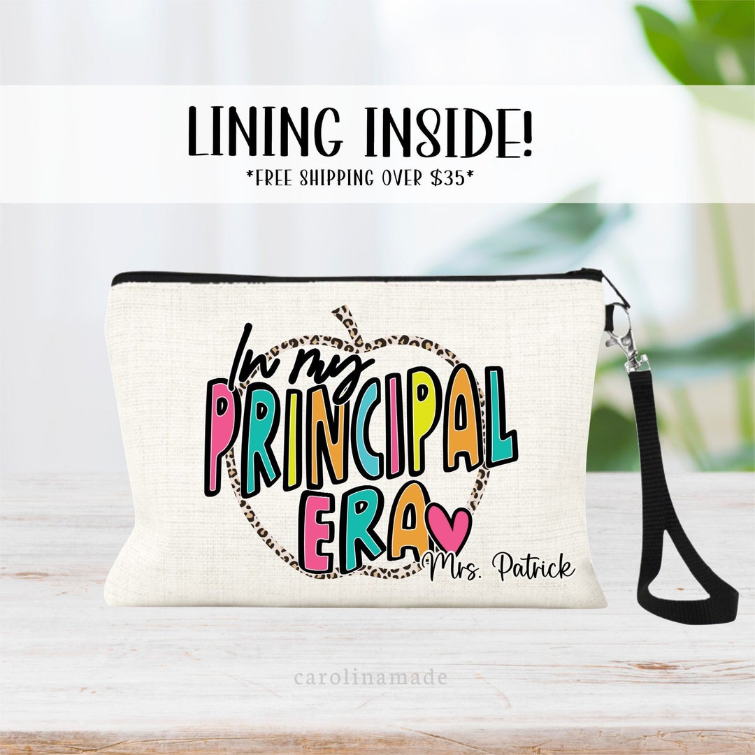 Principal Gift, Personalized Principal Bag, Appreciation Week Gift, in ...