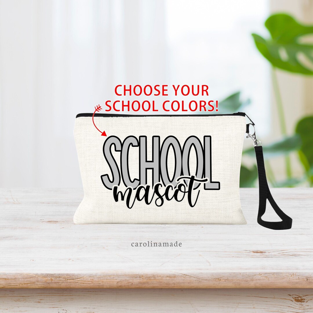 Custom School Mascot Design Bag, School Spirit Accessory, Personalized ...