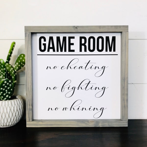 Game Room Signs - Etsy