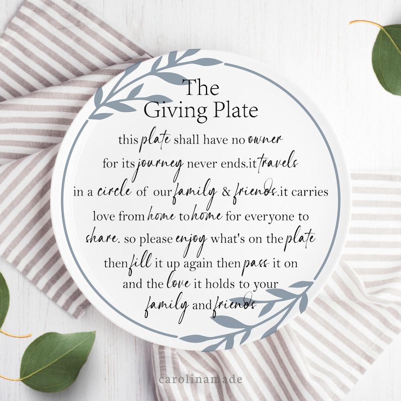 Giving Plate - Etsy