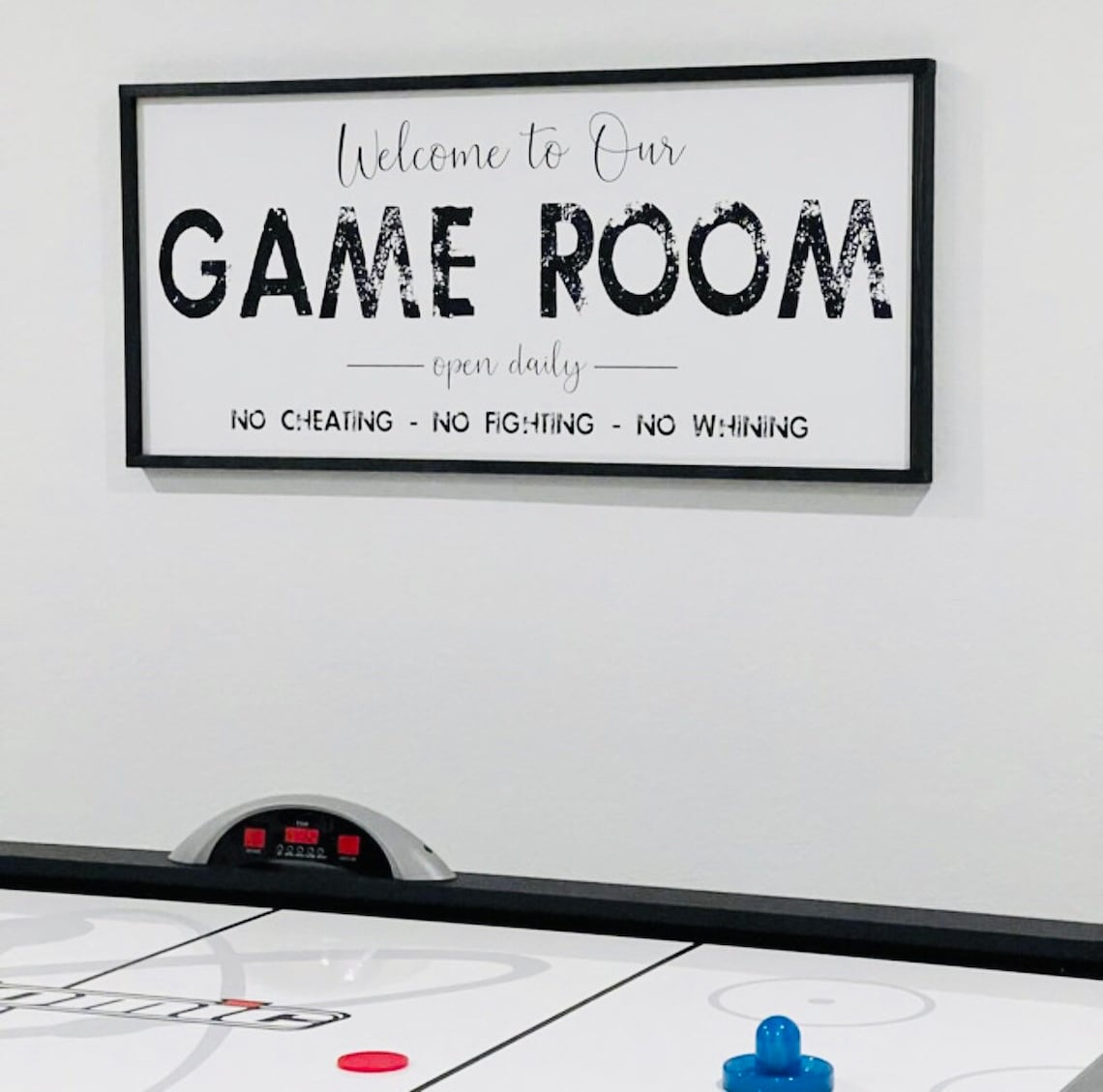 Personalized Game Room Sign No Cheating No Fighting No - Etsy